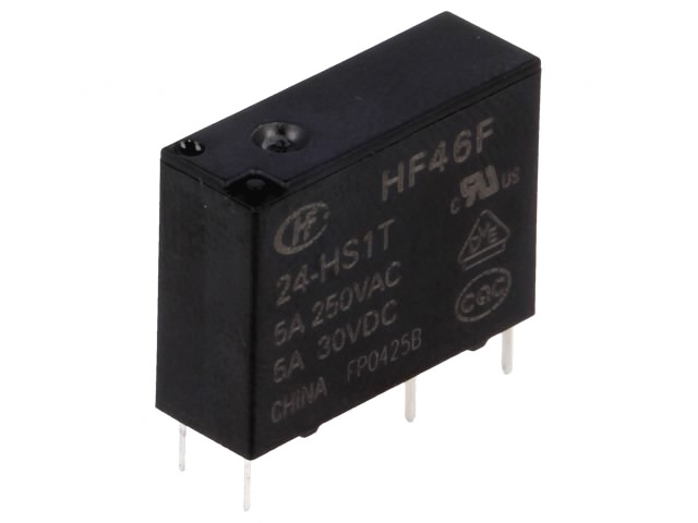 RELE 24VDC/5A HF46F/024-H 7115