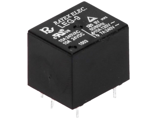 RELE 9VDC/10A LEG-9 5515