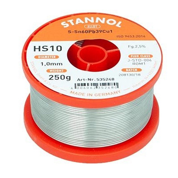 TINOL 1MM-250GR STANNOL3 D475