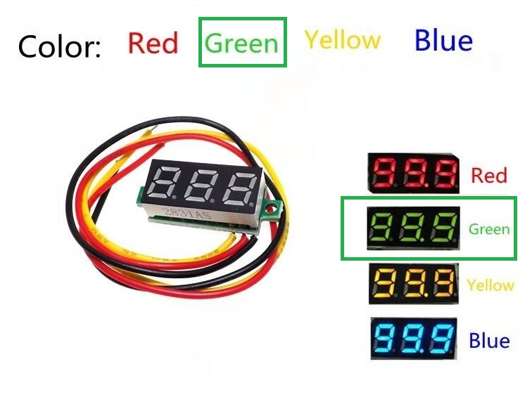 VOLTMETAR DC100V-0.28G 18843