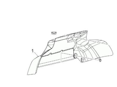 1529644 zastavica za blatobran za Scania SCANIA P94 kamiona