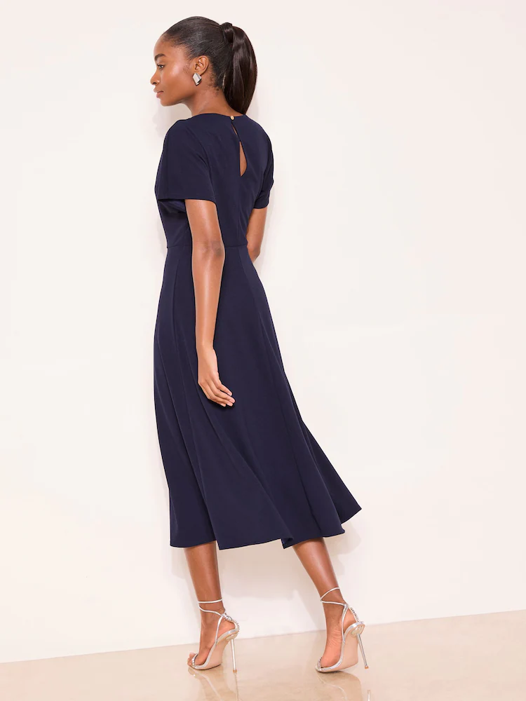 Mornarice - Lipsy Knot Side Midi Haljina