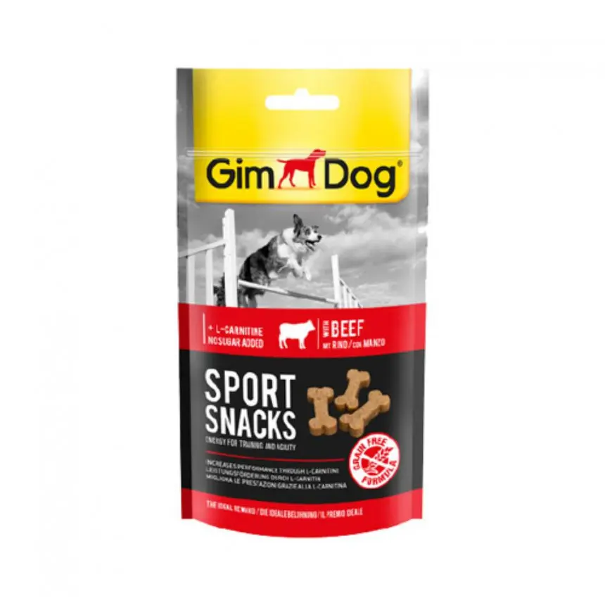 GIMDOG SPORTSNACKS govedina, poslastica za pse 60 g