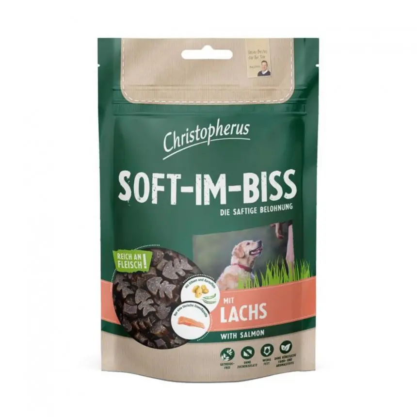 Christopherus Soft-Imbiss-poslastica za pse losos 125g