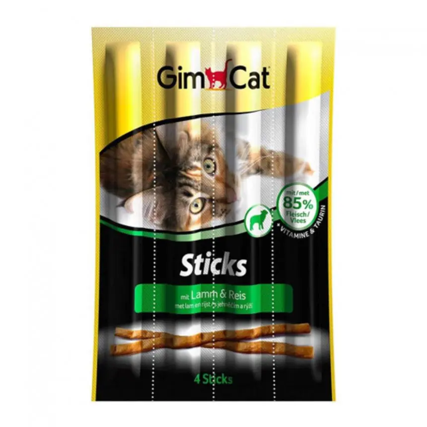 GIMCAT STAPICI JAGNJETINA I ZIVINA POSLASTICE ZA MACKE 20 g