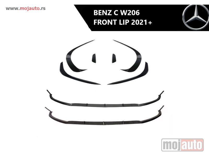 Mercedes C w206 prednji lip 2021+