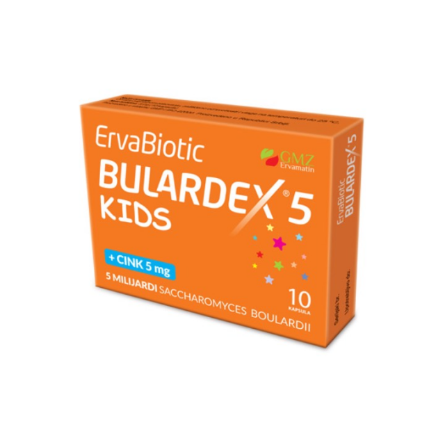 BULARDEX 5 KIDS ERVABIOTIC kapsule, 10kom