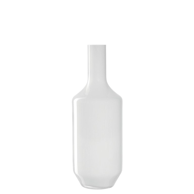 VAZA STAKLENA MILANO bela – Vase MILANO white