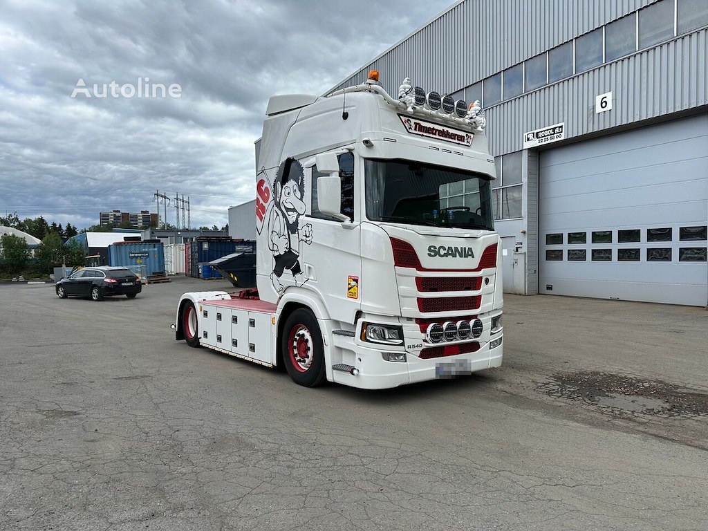 Scania R540 4x2 Trekkvogn m/ Stiholt Påbygg. Opptrekt! tegljač