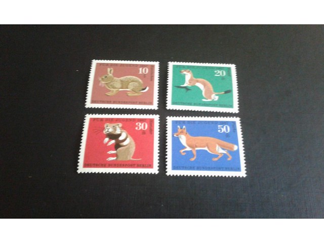 Zapadni  Berlin fauna serija iz 1967. god.