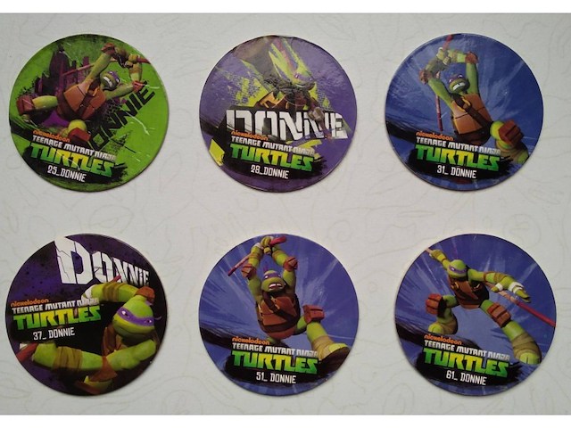 (CH) Chipicao tokeni Nindža kornjače TMNT Donnie 6 kom