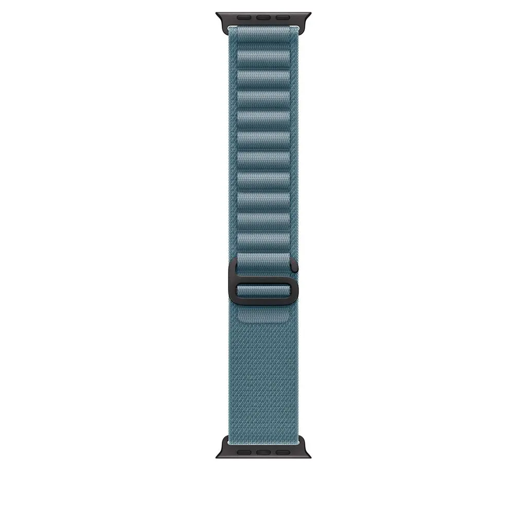 Apple Narukvica za sat Alpine Loop, 49 mm, Light Blue, Small, Black Titanium Finish