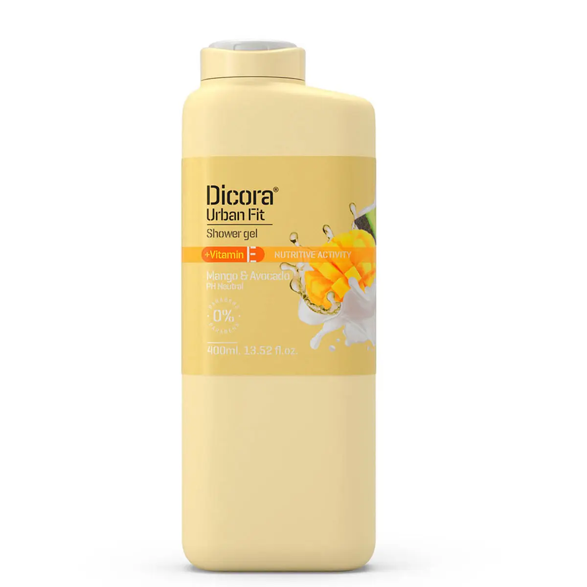 DICORA Gel za tuširanje UrbanFit mango, avokado, vitamin E 400ml