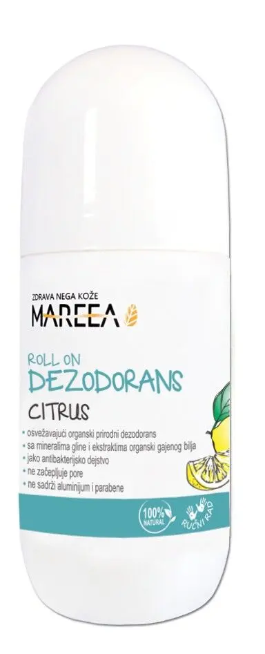 Mareea Prirodni roll on Citrus, 75 ml