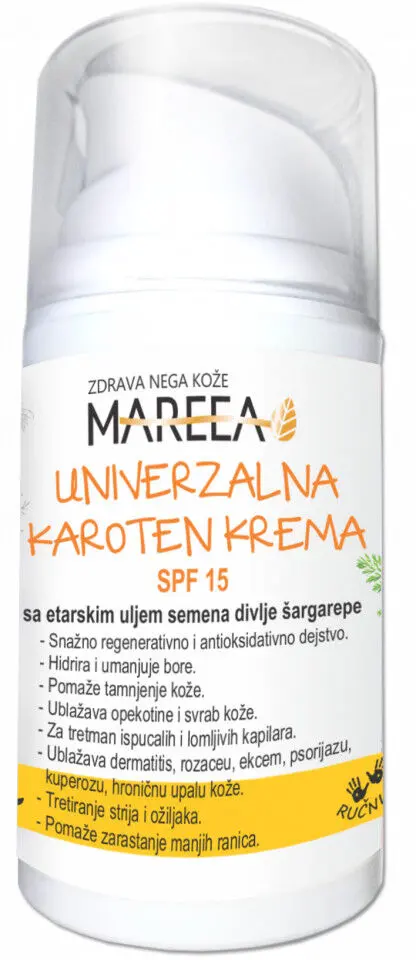 Mareea Univerzalna prirodna karoten krema, SPF 15, 50 ml