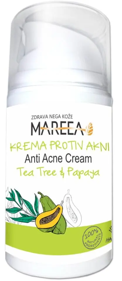 Mareea Krema za lice protiv akni, 50 ml