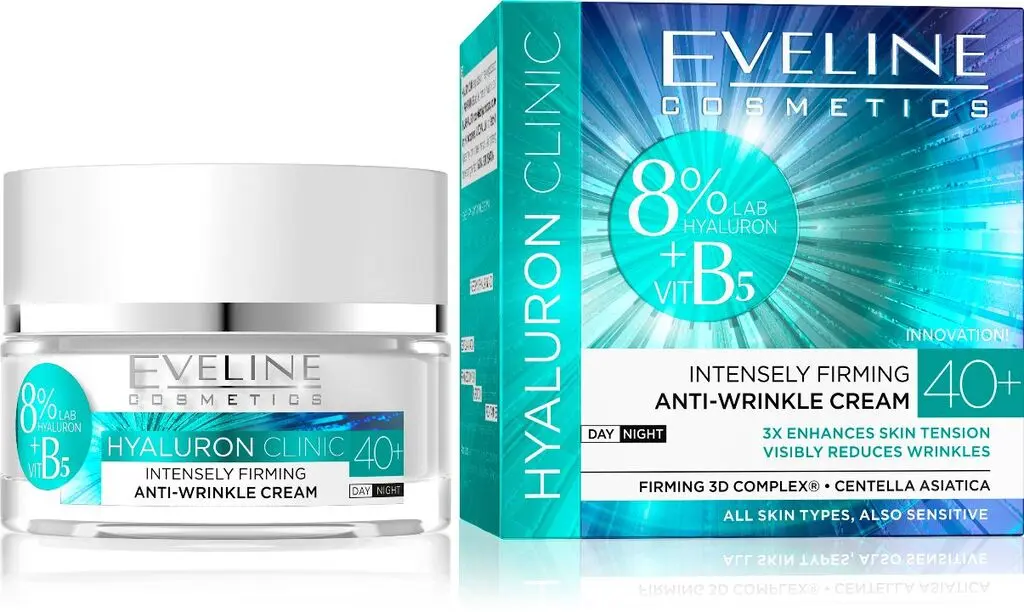 Eveline Krema za lice Hyaluron Clinic Day&Night 40+ 50ml