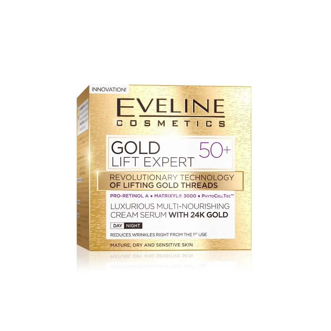 EVELINE Krema za lice GOLD LIFT EXPERT, 50+, 50 ml