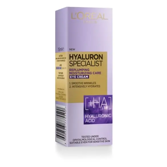L'oreal Ženska krema za područje oko očiju Hyaluron Specialist 15 ml