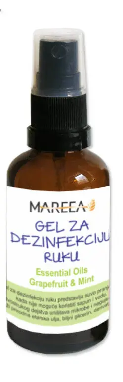 Mareea Gel za dezinfekciju i suvo pranje ruku Grapefruit&mint, 50 ml