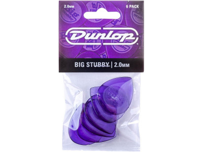 Jim Dunlop Big Stubby Picks 2.0mm