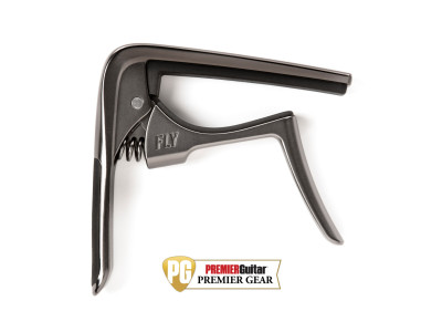 Jim Dunlop 63CGM TRIGGER FLY CAPO CURVED - GUN METAL
