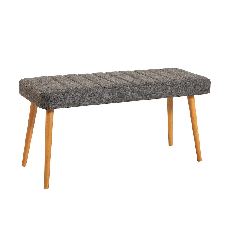 Hanah Home Trpezarijska klupa Stormi Bench 100x39cm Bež-Antracit