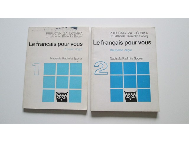 Francuski za tebe 1 i 2, La français pour vous 1, 2