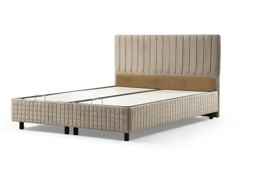 Hanah Home Osnova za krevet sa uzglavljem Safir, 120x110x200 cm,Kaki