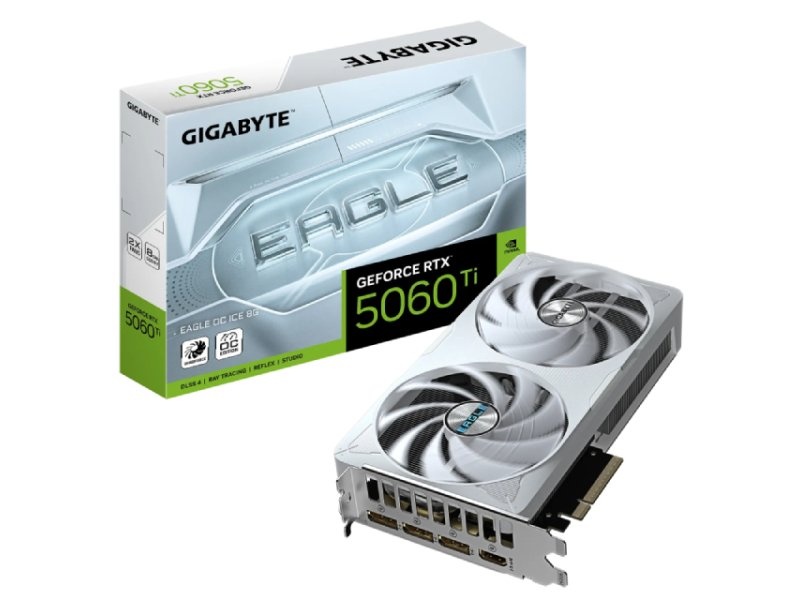 GIGABYTE NVidia GeForce RTX 5060 Ti EAGLE 8GB 128bit GV-N506TEAGLEOC ICE-8GD rev. 1.0 grafička karta