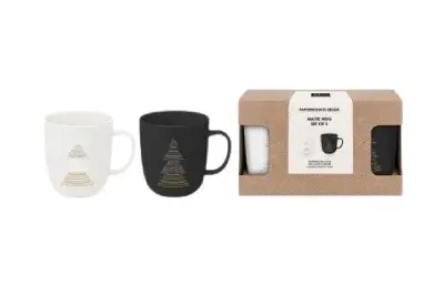 PPD Papperproducts Design Set vovogodišnjih šolja Pure Christmas, 350 ml, 2 komada
