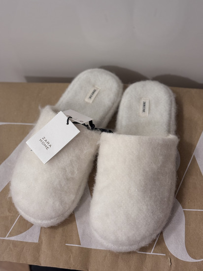   ZARA HOME  kucne papuce 45%vuna