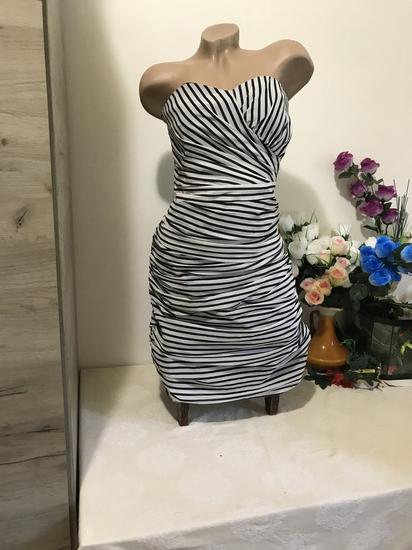 Nova H&M zebrasta top haljina 42