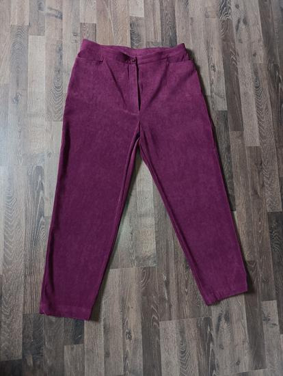Bordo plisane pantalone