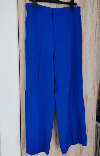 Kraljevsko plave pantalone Zara, XL/42 (NOVO)