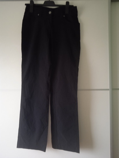 BLUE MOTION crne pantalone 38 ETIKETE