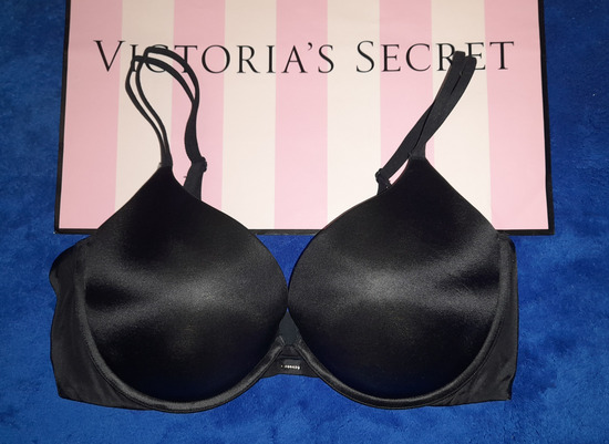 Victoria Secret crni microfiber 80D/80E NOVO!%