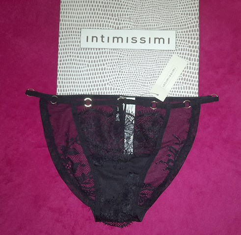 Intimissimi crne cipka slip NOVO!%
