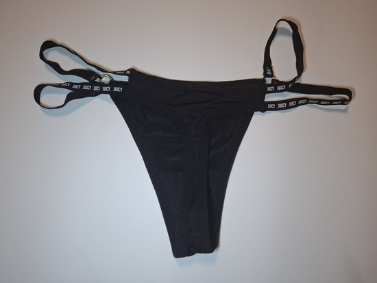 NOVE Juicy Couture crne tanga gacice S/36