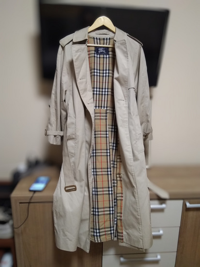 BURBERRY ORIGINAL Trench Mantil ko NOV