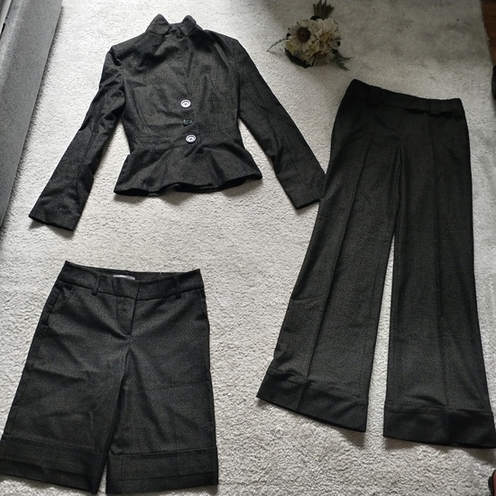 ♫ ♪ ♫ MANGO odelo-sako, pantalone, bermude 34/36