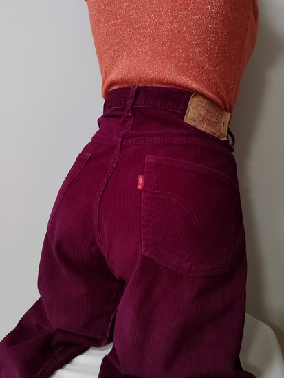 Levi's, burgundy, somot