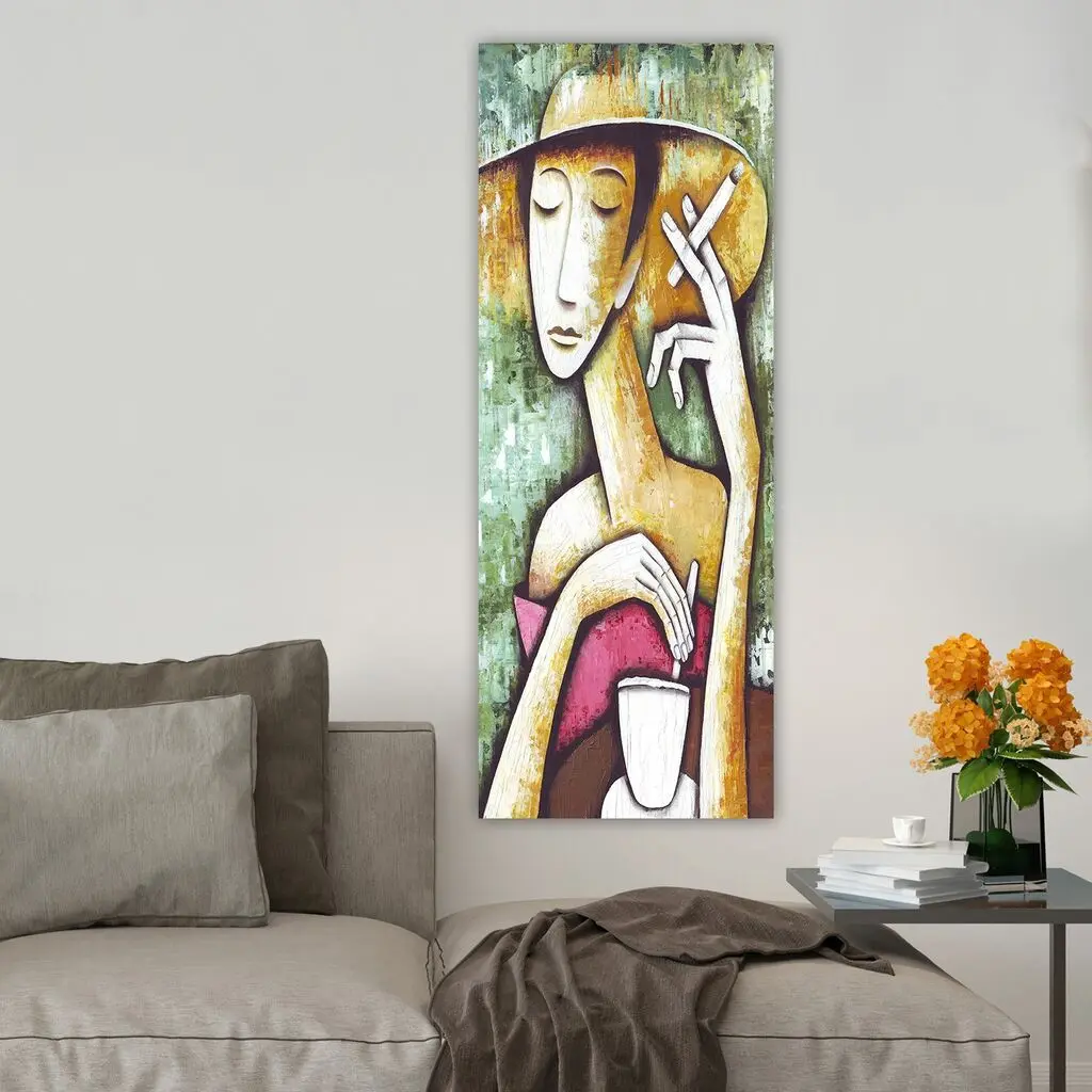 Wallity Slika na platnu 30x80cm