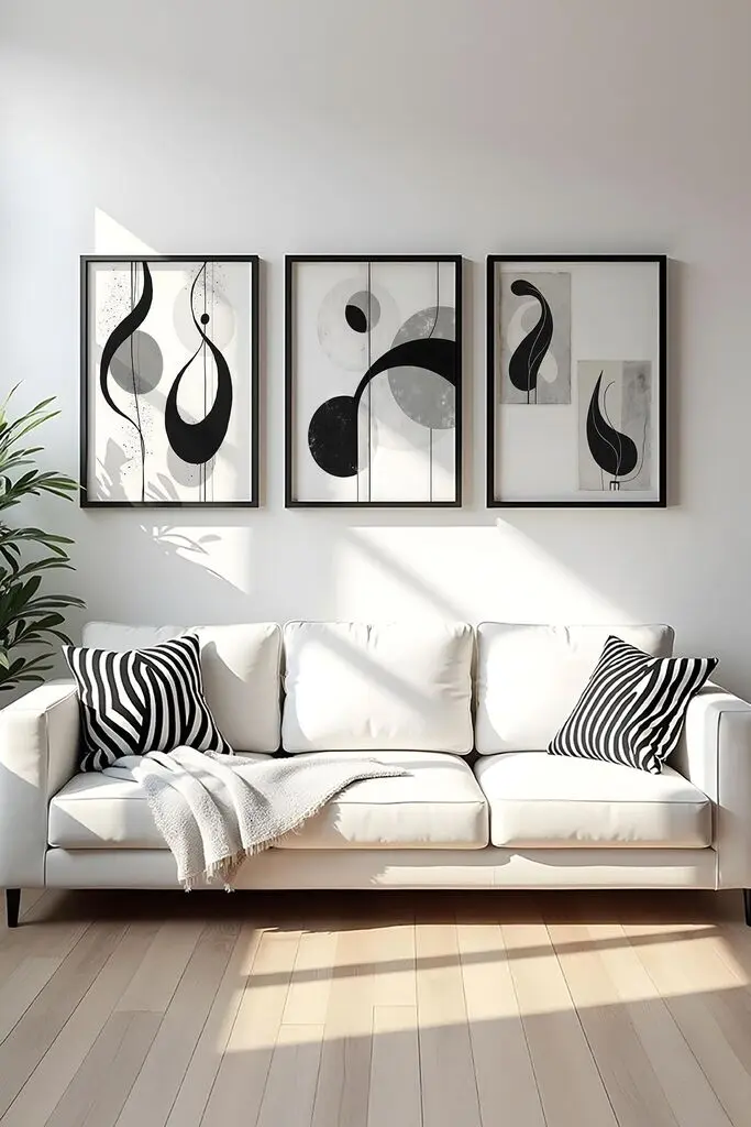 Wallity Uramljena slika Huhu437, 30x40 cm , 3 dela