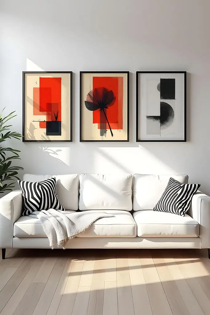 Wallity Uramljena slika Huhu438, 20x30 cm , 3 dela