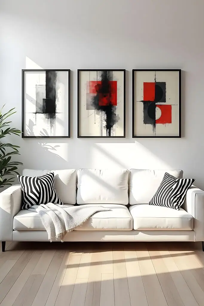 Wallity Uramljena slika Huhu440, 50x35 cm , 3 dela