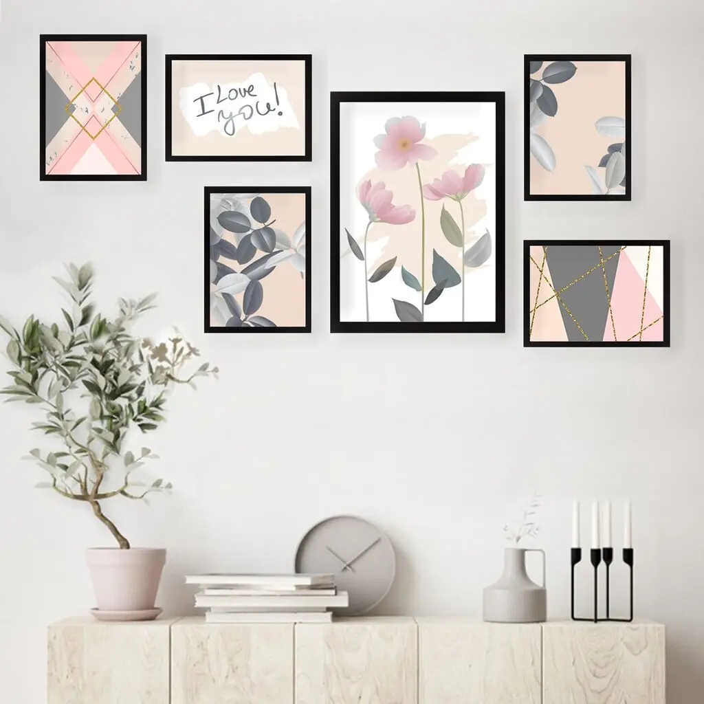 Wallity Set Slika SET_023, 6 Delova
