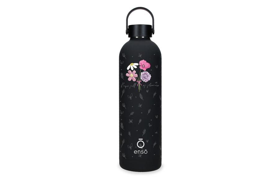 Full of flowers termos 750 ml Enso | crna