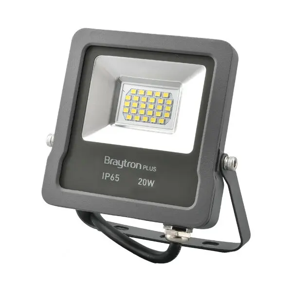 Braytron LED reflektor BRY-FLOOD-SL-20W-GRY-6500K-IP65