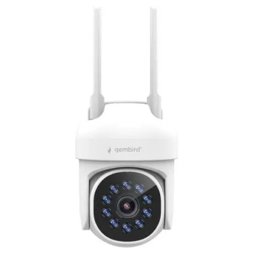 Gembird Smart rotirajuća spoljašnja WiFi kamera, 2K QHD TUYA, TSL-ODCAM-WRHD-01, Bela
